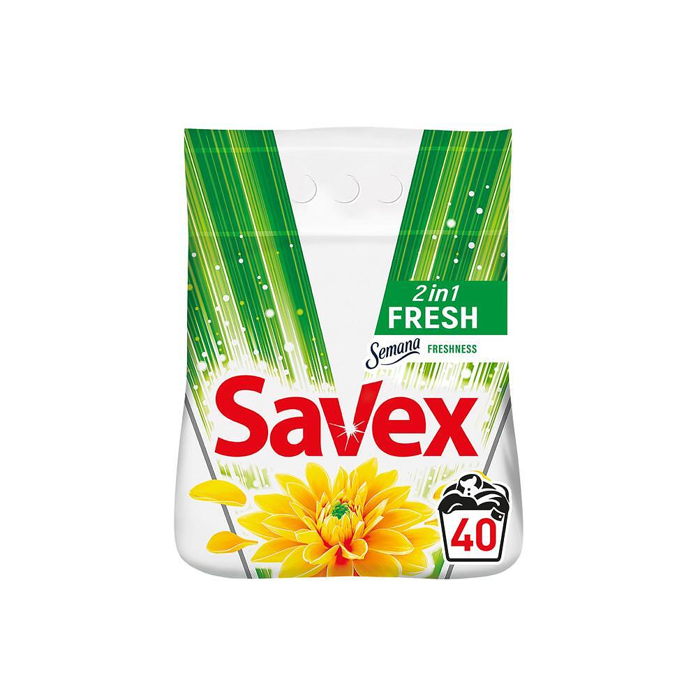 Прах за пране Savex, 2in1 Fresh, 4кг. | VELIZARAONLINE