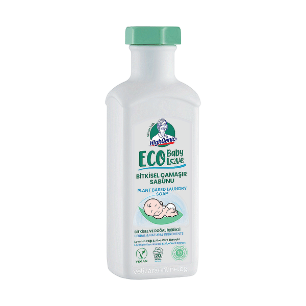 Течен перилен за бебешки дрехи 900мл. ХАЙДЖЕНИК, Eco Baby
