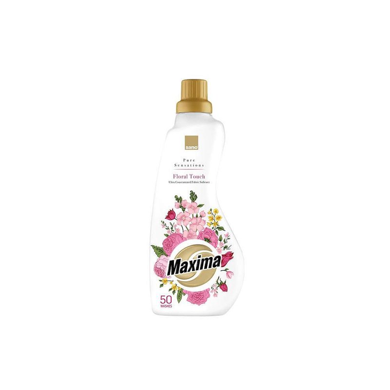 Омекотител МАКСИМА, Floral Touch, 1л. 50 пранета. VELIZARAONLINE