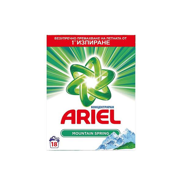 Прах за пране АРИЕЛ, Mountain Spring, White, 1.17кг. | VELIZARAONLINE