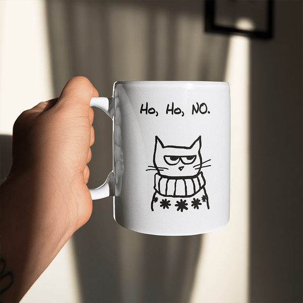 Чаша Grumpy Cat Ho, Ho, No!