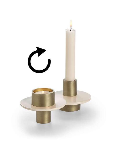 PHILIPPI Свещник 2 в 1 “BARBADOS“