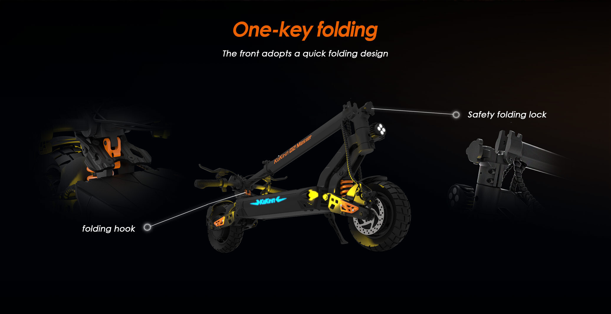 Електрическа тротинетка (KUGOO KIRIN) KUKIRIN G2 MASTER 2024 V4 | 52V ...