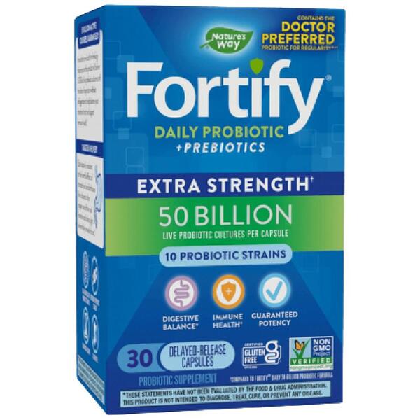 Fortify Daily 50 Billion Active Probiotics | Extra Strength