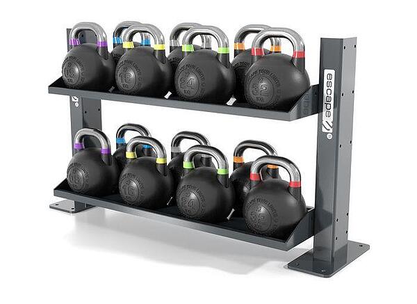 Competition Kettlebell Set with Octagon Rack