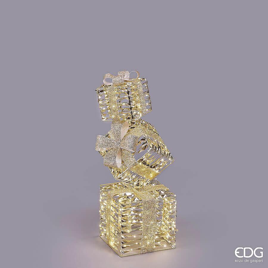 🎁 Светещи Коледни Подаръци с 350 LED