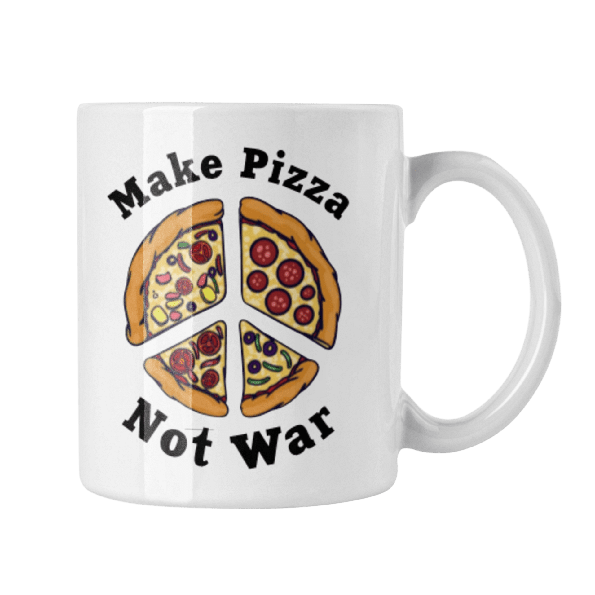 чаша Make pizza not war за Готвачи и Кулинари - Custom.bg
