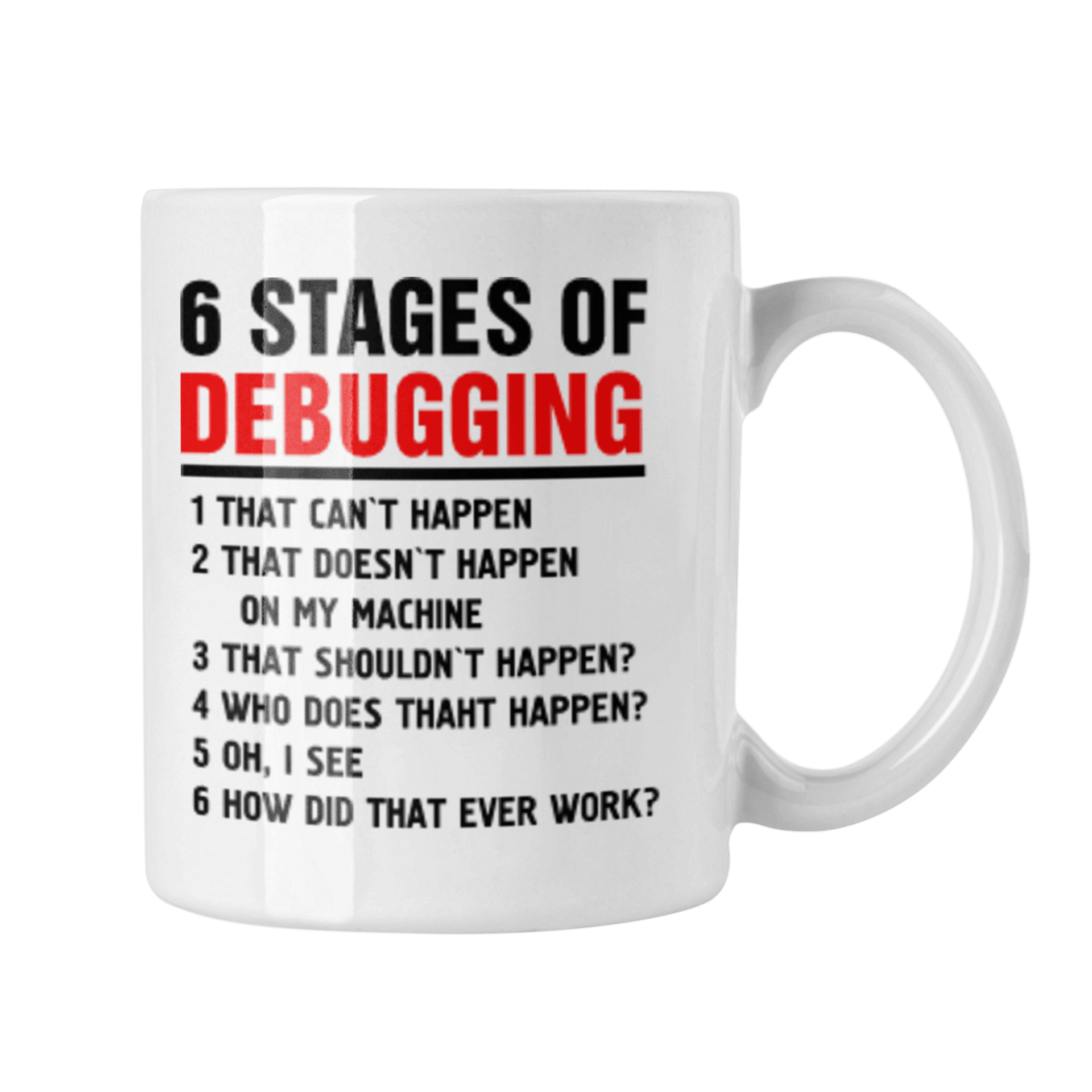 чаша 6 stages of Debugging