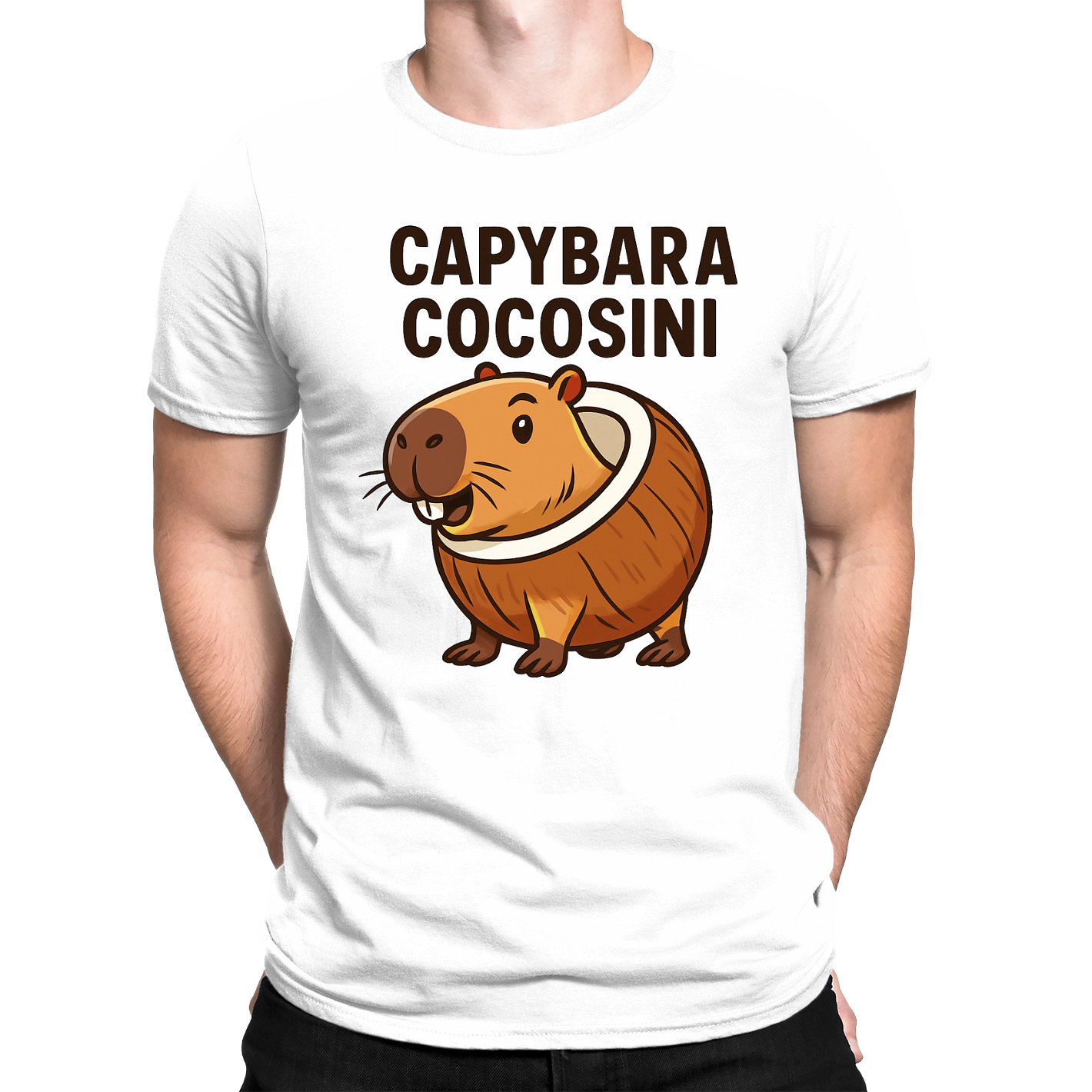 Тениска Brainrot - CAPYBARINI COCOSINI