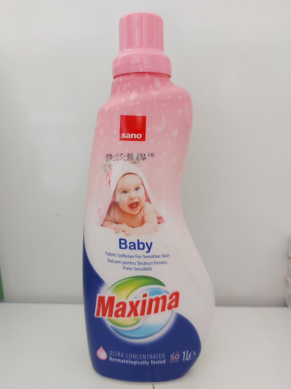 SANO maxima baby омекотител концентрат 50 пранета