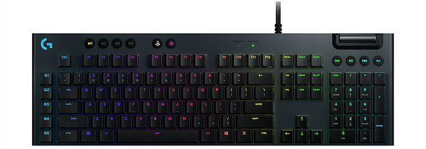 Геймърска механична клавиатура Logitech, G815 Lightsync RGB, Clicky ...