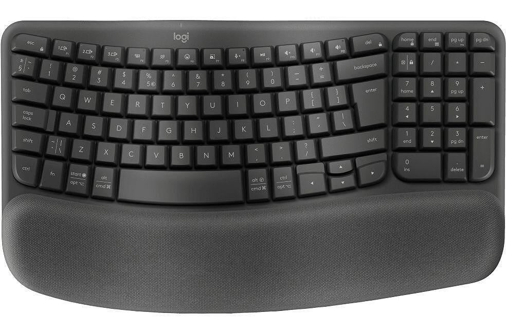 Безжична клавиатура Logitech Wave Keys - Graphite
