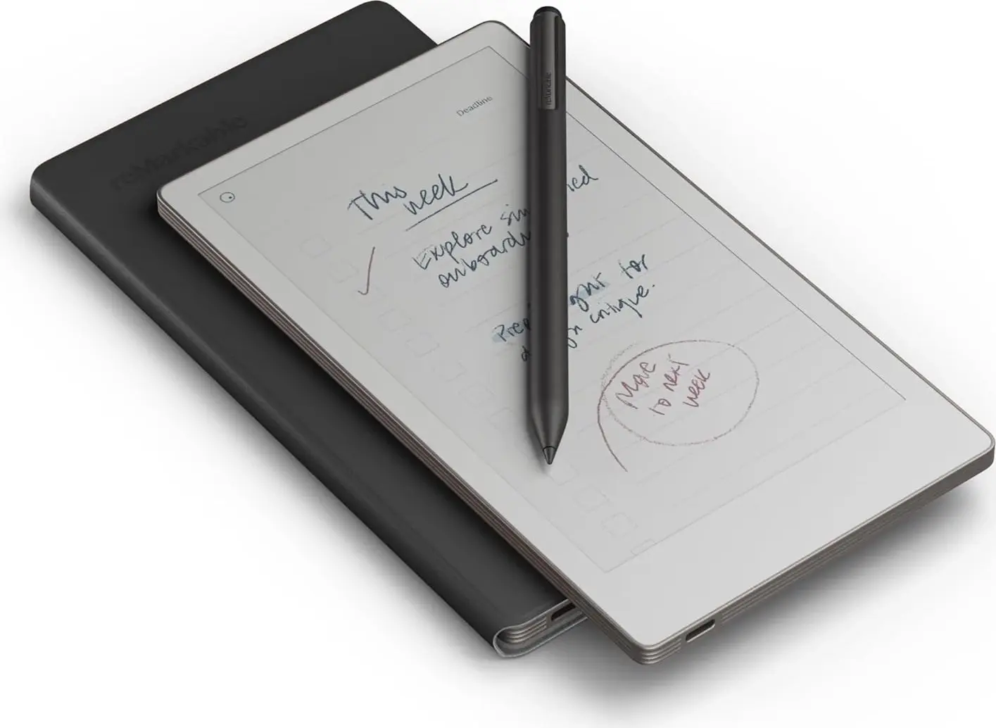 Таблет ReMarkable Pro Move 7.3", в комплект с Marker plus и Калъф Book ...