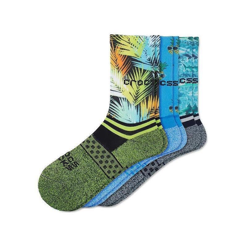 Детски Лайфстайл Чорапи Crocs Socks Kid Crew Boy Pool Party 3 Pack ...