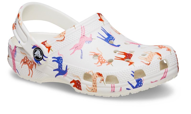 Детски Чехли CROCS CLASSIC CHARACTER PRINT CLOG KIDS 209695 UNICORN ...