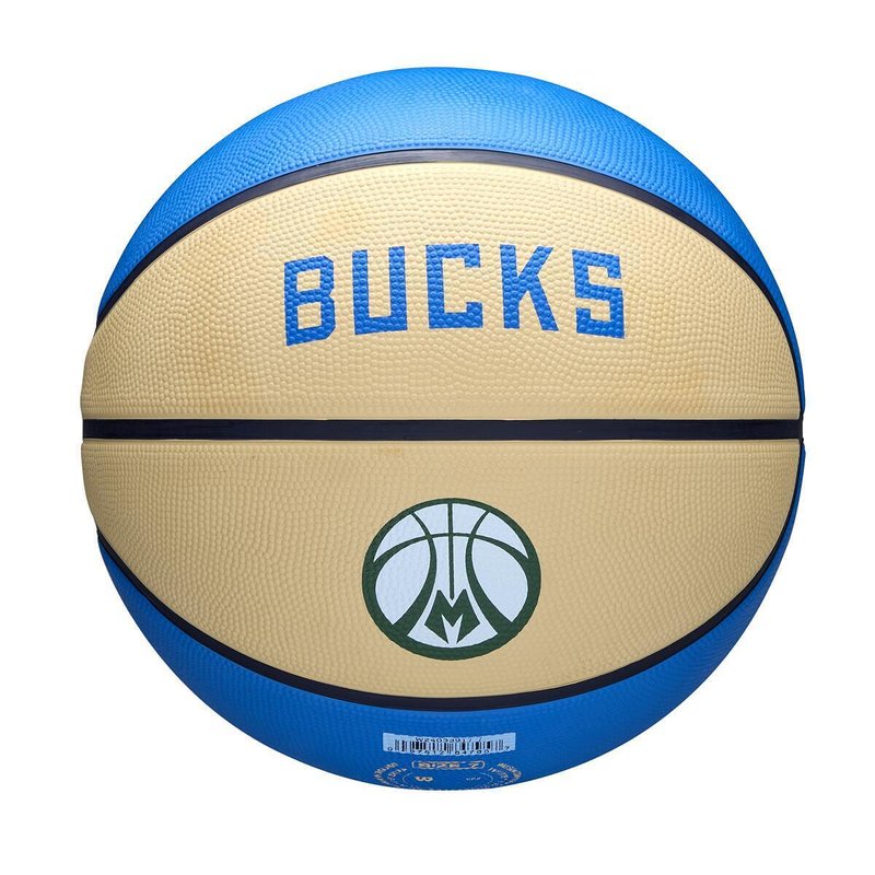 Баскетболна топка Wilson NBA Team City Milwaukee Bucks
