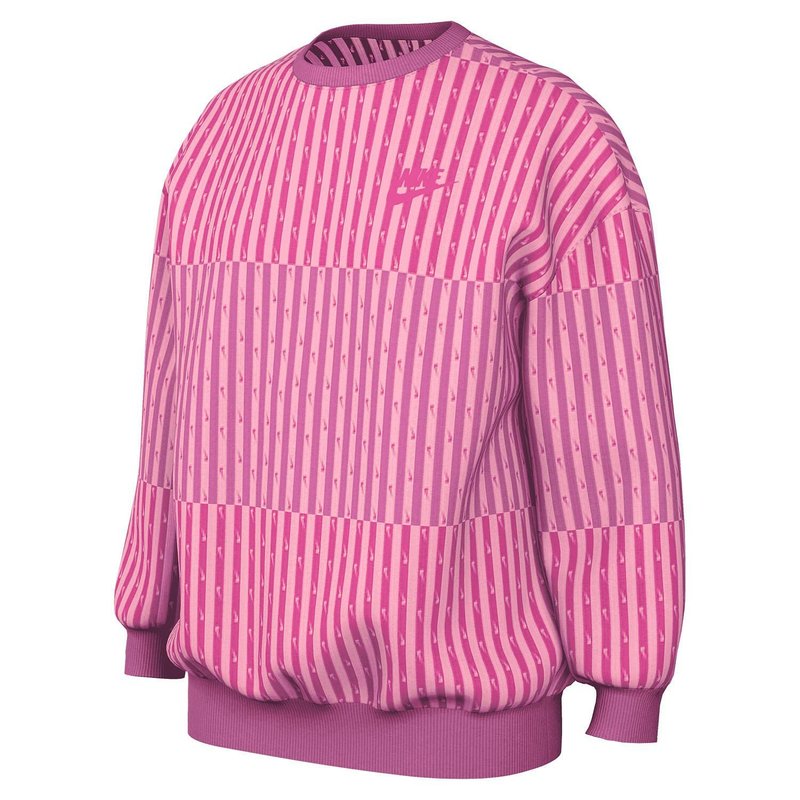 Детска Блуза Nike G NSW CLUB FLC OVRSZD CRW AOP 646 | sportbox.bg