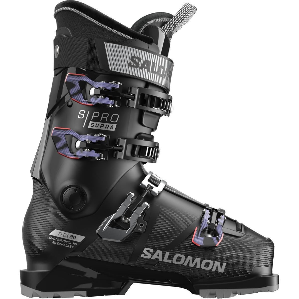 Дамски Ски Обувки Salomon Alp. Boots S/Pro Supra 80 W Gw Black/Slv 47670878