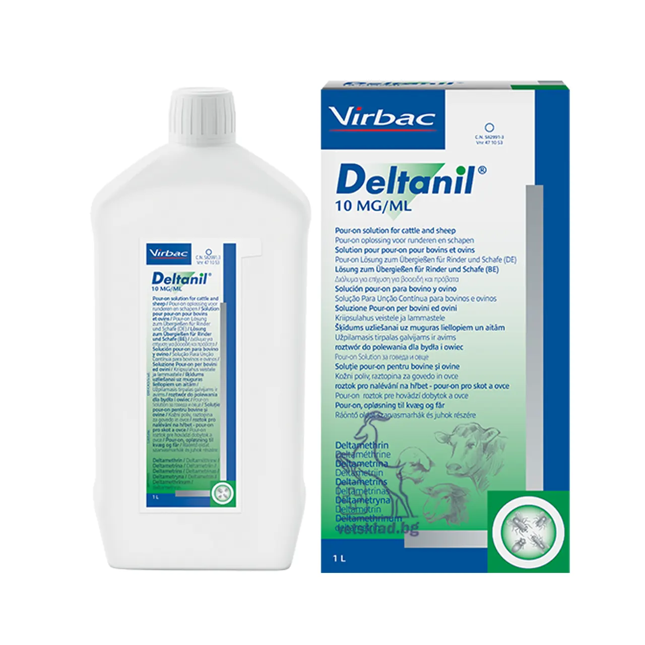 Deltanil Virbac - Делтанил Пур-он 1 л