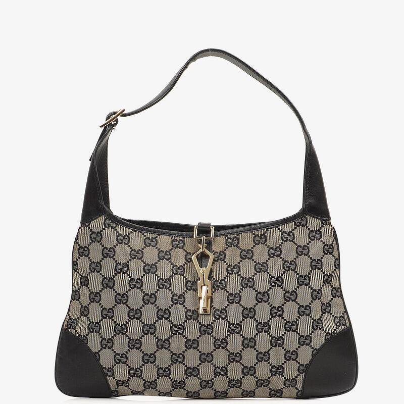 black gucci pattern bag