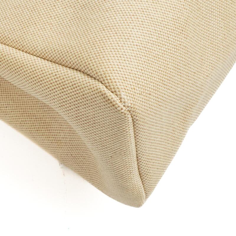 Hermes Herbag PM Vache Hunter Toile Canvas 30 Ecru Beige Naturel 2 Way ...