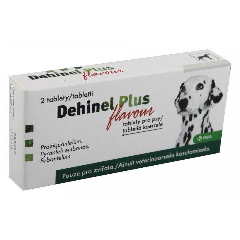 DEHINEL PLUS /FEBANTEL, PYRANTEL / 5 PACKS X 2 TABLETS / 10 TABLETS