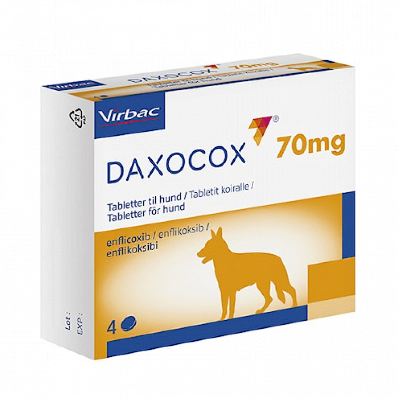 DAXOCOX 70 MG ENFLICOXIB 4 TABLETS