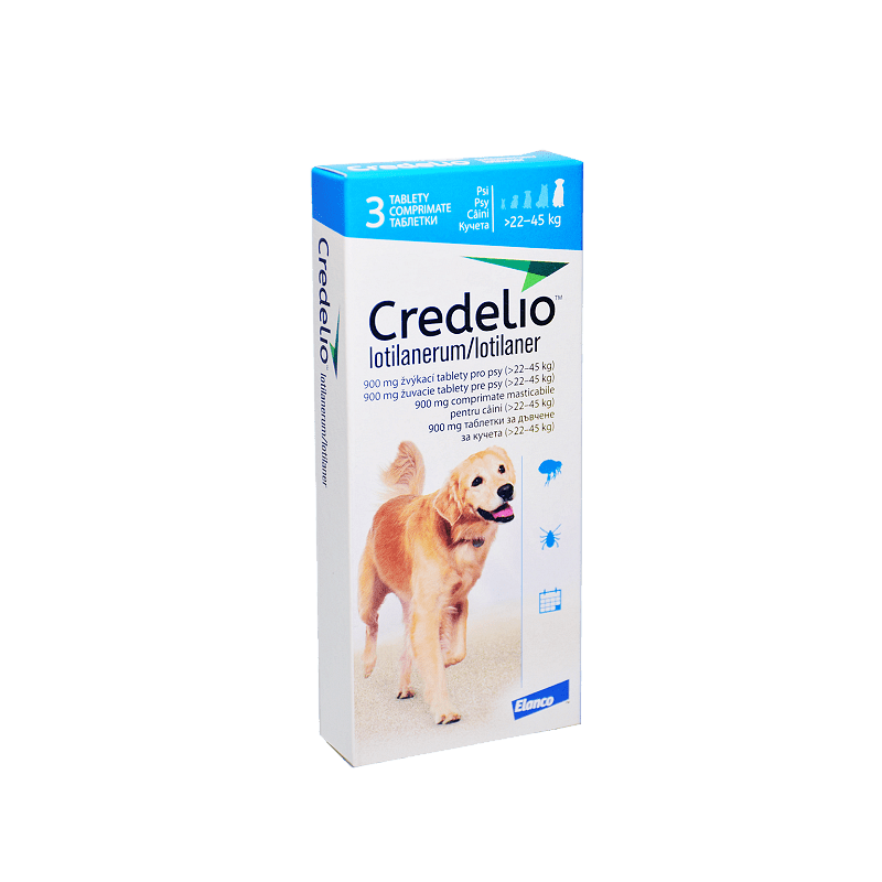 CREDELIO 900 MG LOTILANER FOR DOGS 22 - 45 KG 3 CHEWABLES