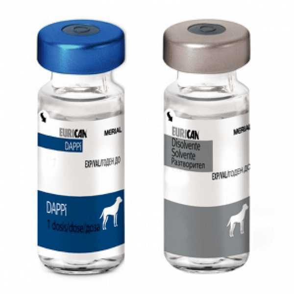 EURICAN DHPPI 10 DOSES + 10 SOLVENTS