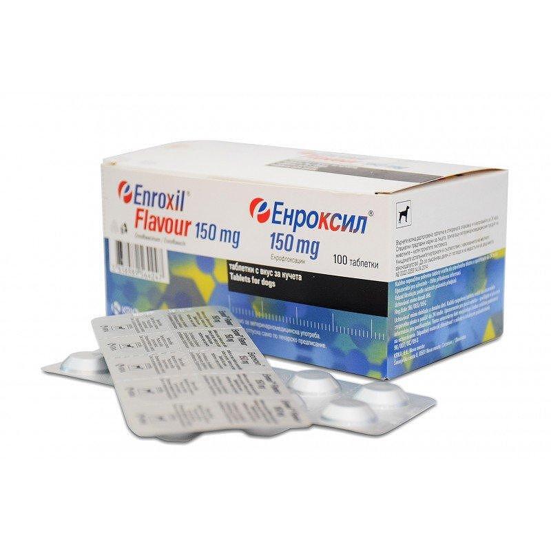ENROXIL 150 MG ENROFLOXACIN / 1 BLISTER - 10 TABLETS