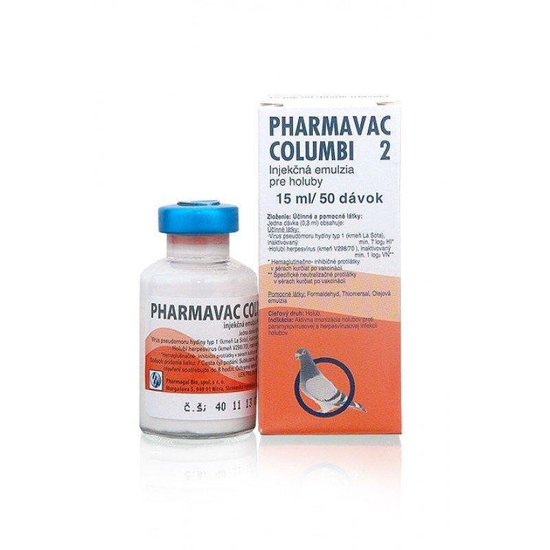 PHARMAVAC COLUMBI 2 - 50 DOSES PARAMYXOVIRUS AND HERPES VIRUS