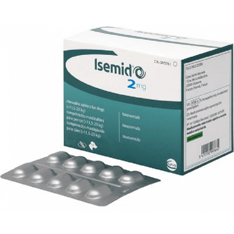 ISEMID 2 MG TORASEMIDE 1 BOX / 90 TABLETS