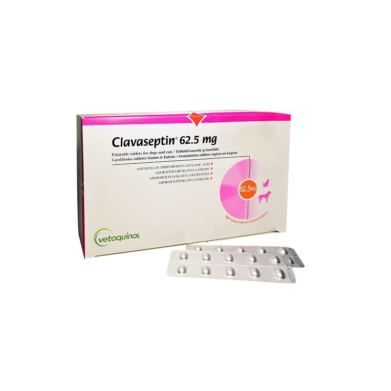 CLAVASEPTIN 62.5 MG / 50 MG AMOXICILLIN (AS TRIHYDRATE) AND 12.5 MG ...