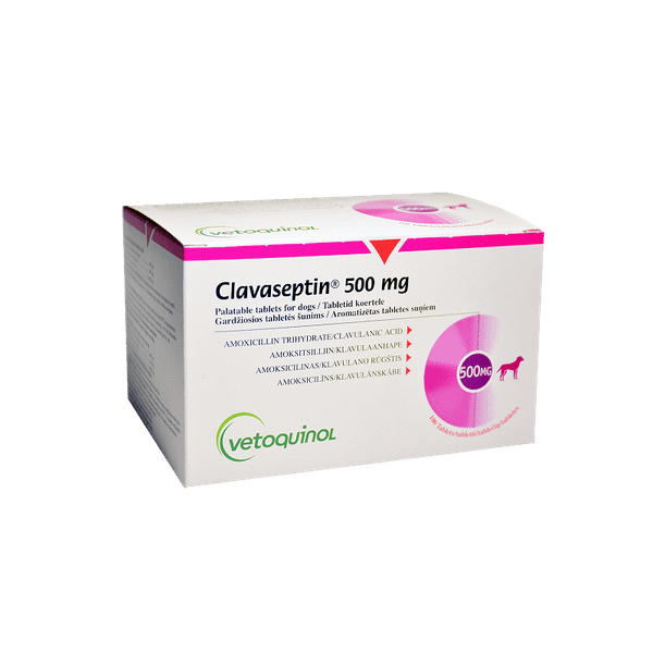 CLAVASEPTIN 500 MG / 400MG AMOXICILLIN (AS TRIHYDRATE) AND 100MG ...