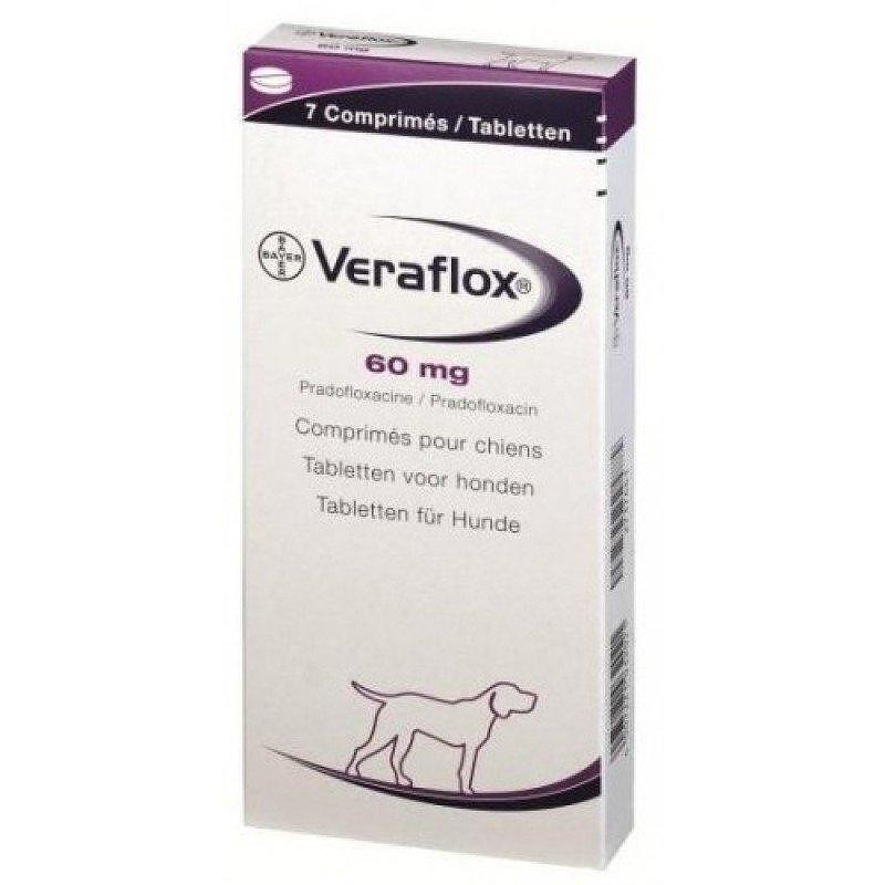 VERAFLOX 60 MG PRADOFLOCAXIN / 7 TABLETS