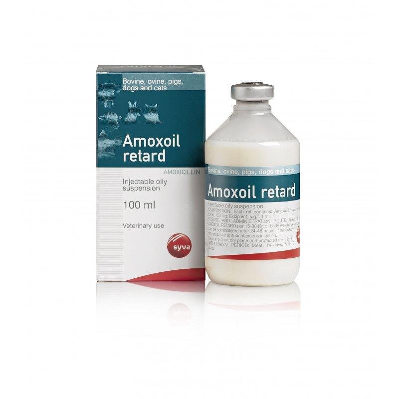 AMOXOIL RETARD 150 MG/ML AMOXICILLIN 250 ML