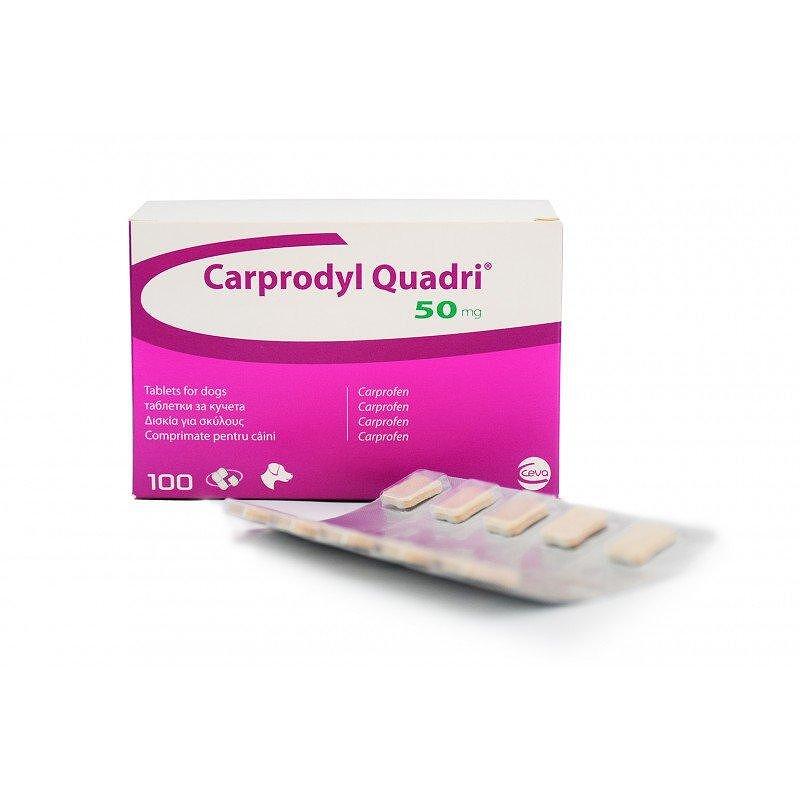 CARPRODYL QUADRI 50 MG CARPROFEN 1 BOX / 100 TABLETS