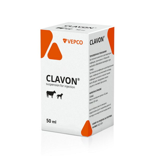 Clavon / 140 mg/ml Amoxicillin, clavulanic acid / 100 ml