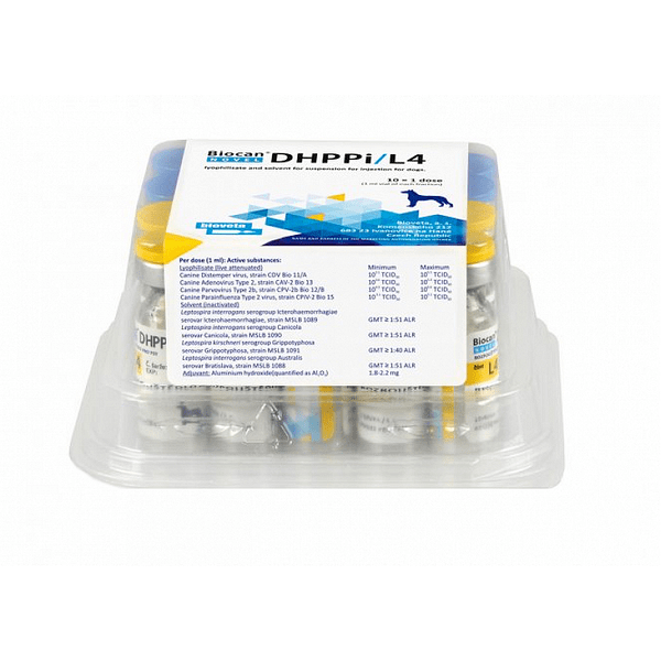 BIOCAN NOVEL DHPPI/L4 10 DOSES