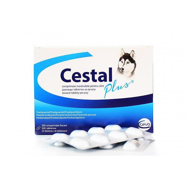 CESTAL PLUS / PRAZIQUANTEL, PYRANTEL, FENBENDAZOLE / 1 BLISTER / 8 ...