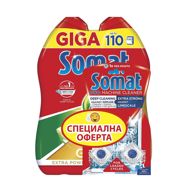 Somat почистващ препарат за миялна Duo Machine Cleaner 500 мл на