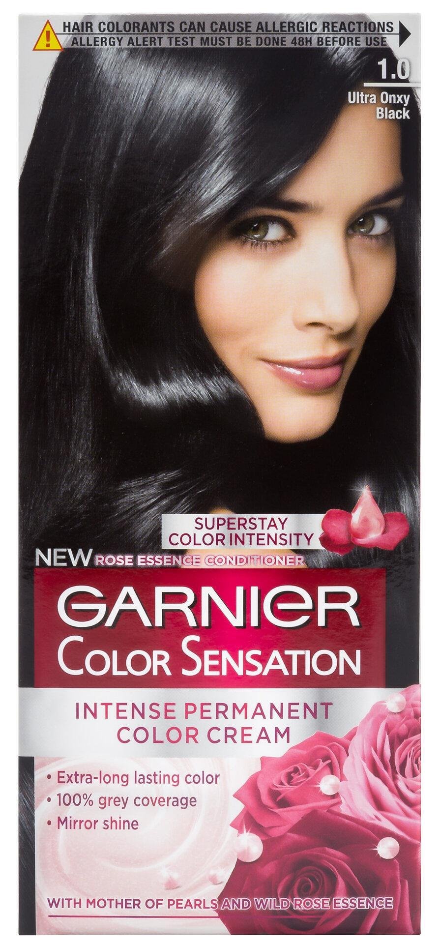 Garnier Color Sens боя за коса черен оникс 1.0 | 1 бр. | на изгодна ...