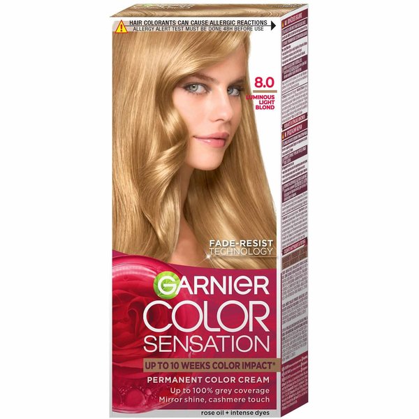 Garnier Color Sens боя за коса свето рус 8.0 | 1 бр. | на изгодна цена ...