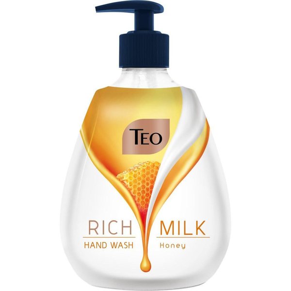 Teo Rich Milk Honey течен сапун с помпа | 400 мл | на изгодна цена с ...