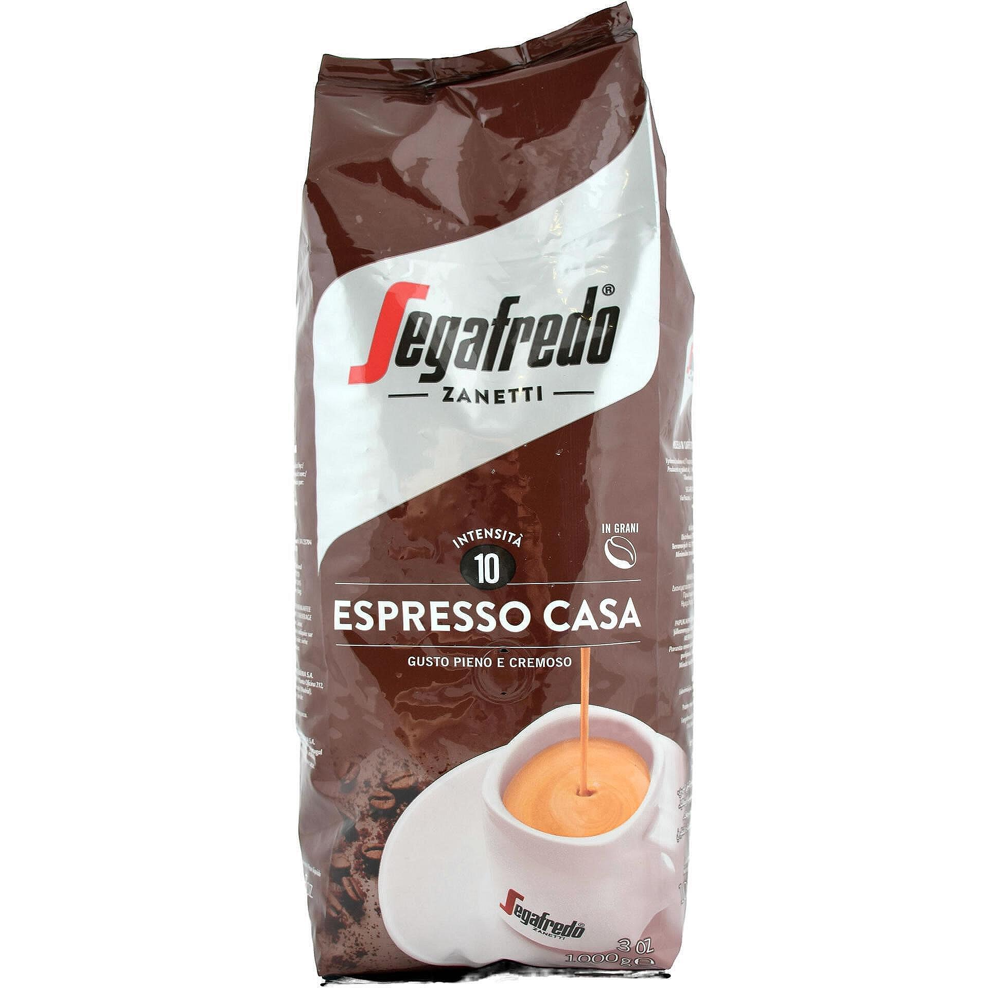 Segafredo Espresso Casa кафе на зърна | 1 кг | на изгодна цена с ...