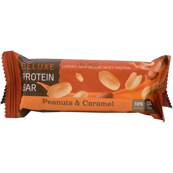 Nutrim Deluxe Protein Bar фъстъци и карамел | 60 г | на изгодна цена с ...