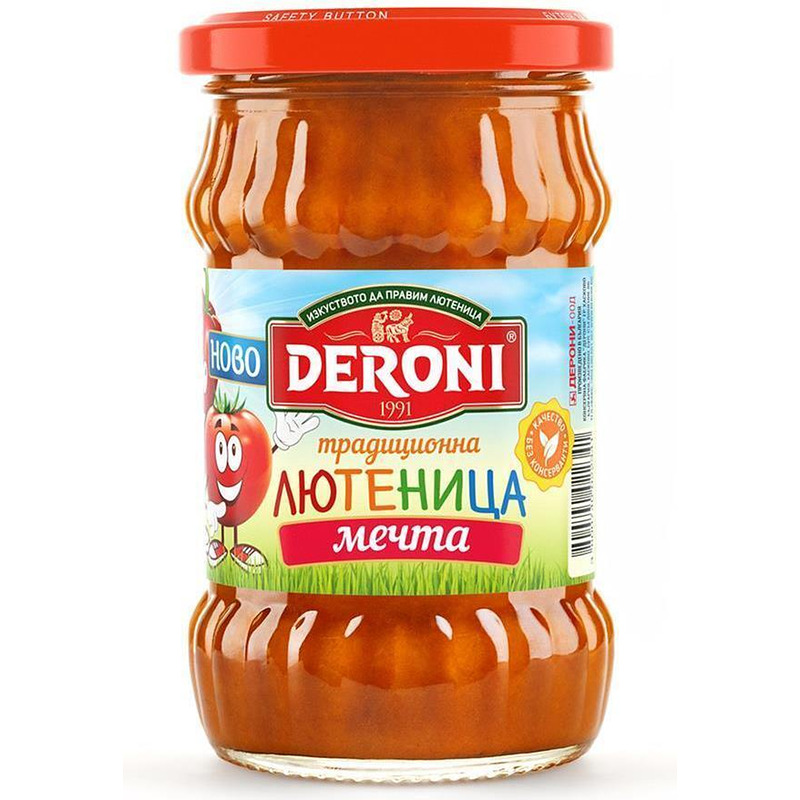 Deroni традиционна лютеница мечта | 260 г | на изгодна цена с доставка в България от Limon.bg