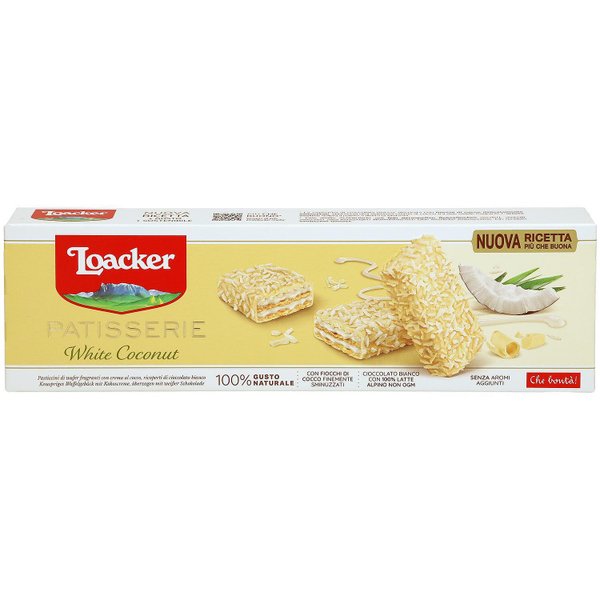 Loacker Gran Pasticceria бял шоколад с кокос | 100 г | на изгодна цена ...
