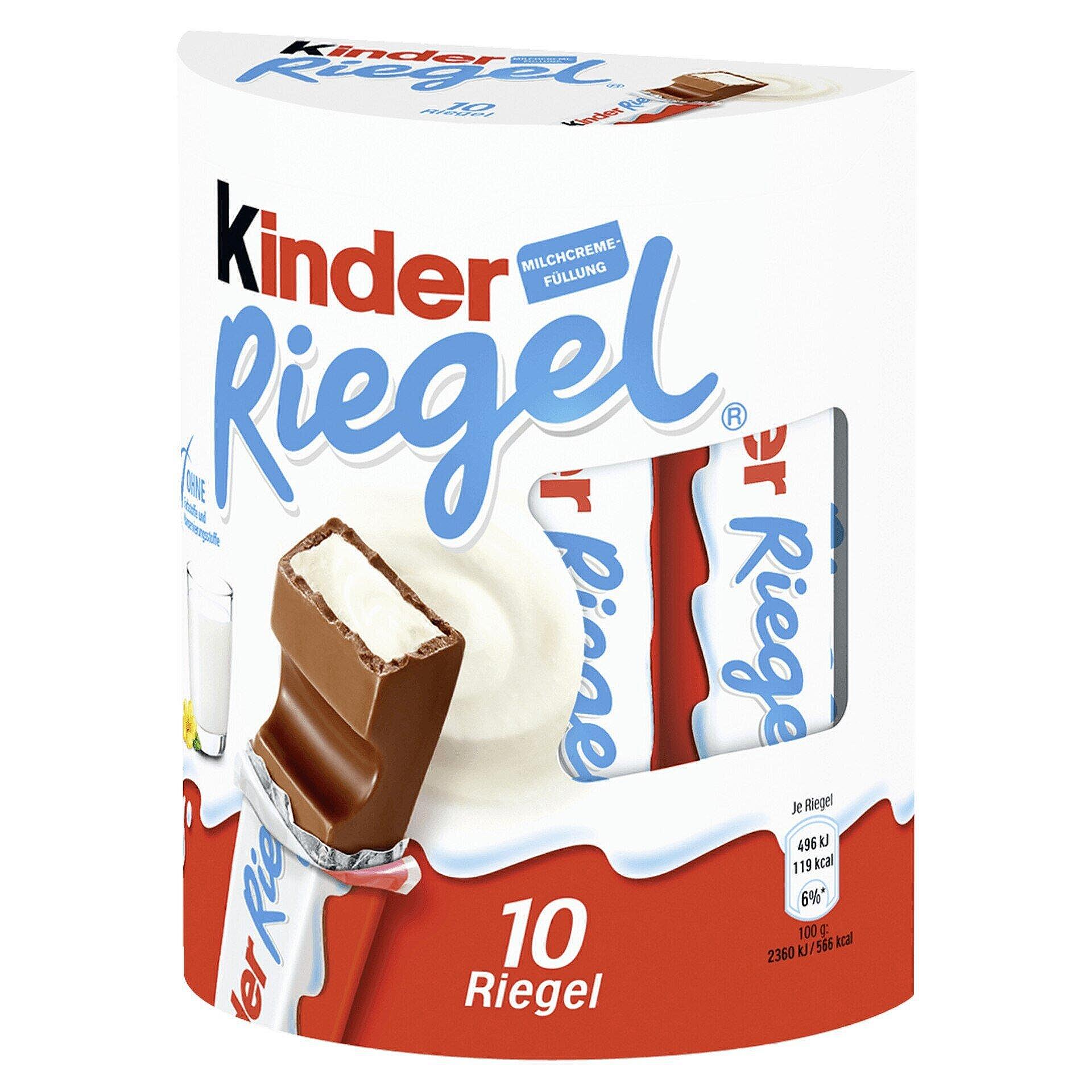 Kinder Riegel шоколади, 10 бр. | 210 г | на изгодна цена с доставка в ...