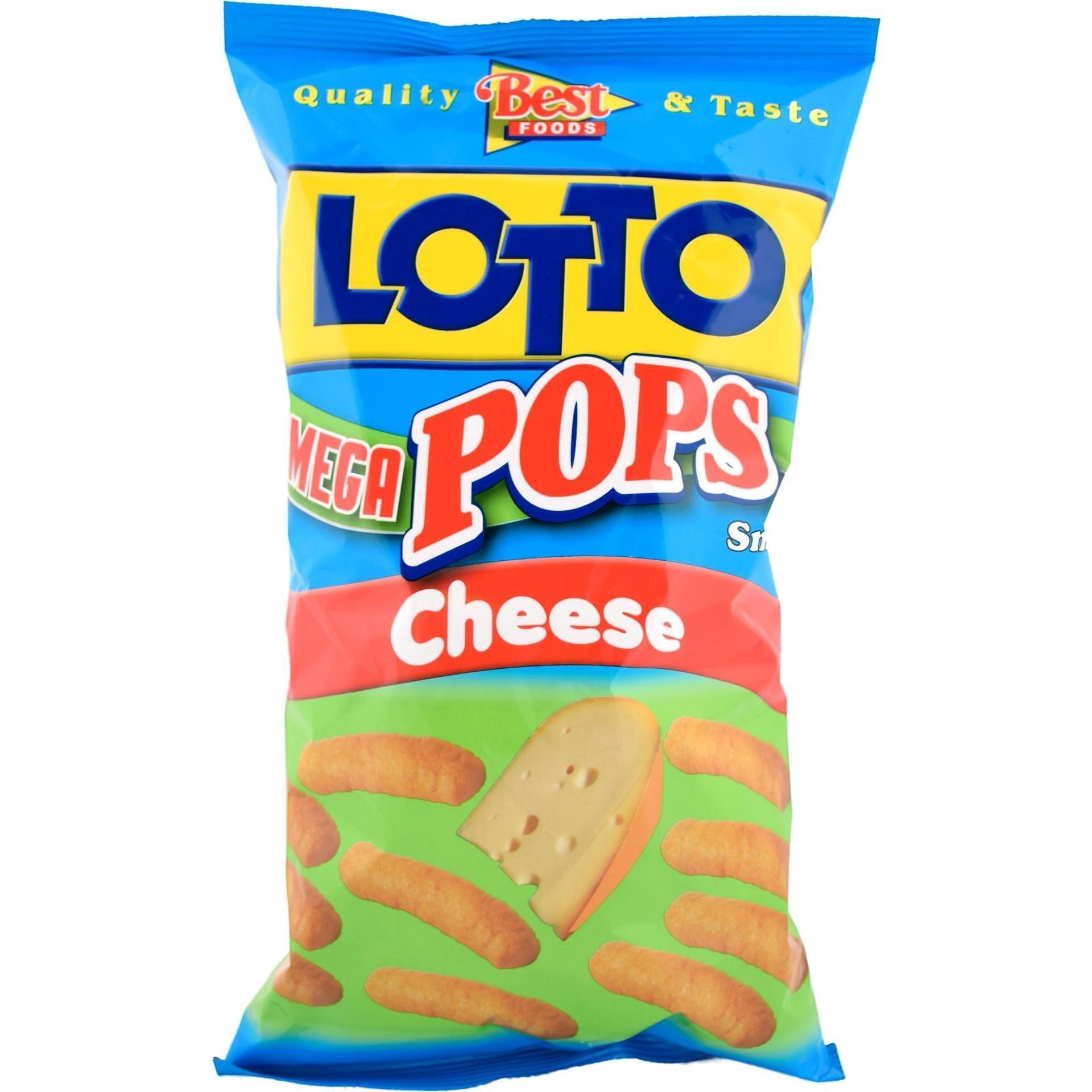 Lotto Mega Pops снакс с вкус на сирене | 78 г | на изгодна цена с ...
